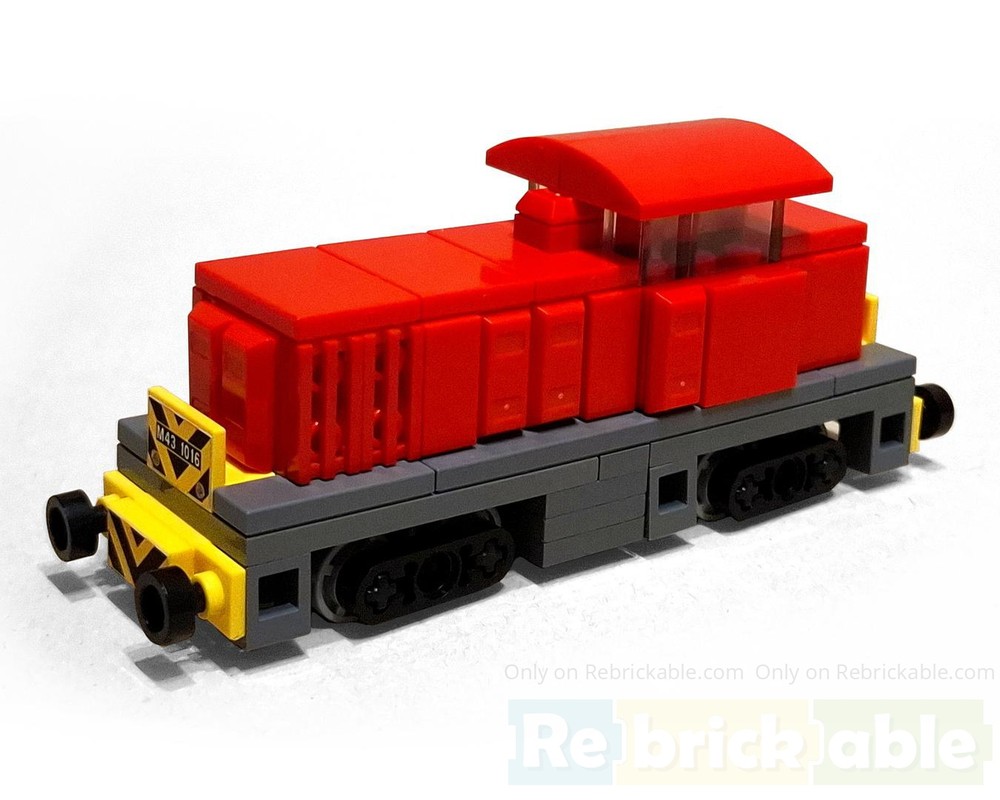 LEGO MOC LDH-45 MÁV M43 locomotive (mini size) by ClassicBUS Workshop ...