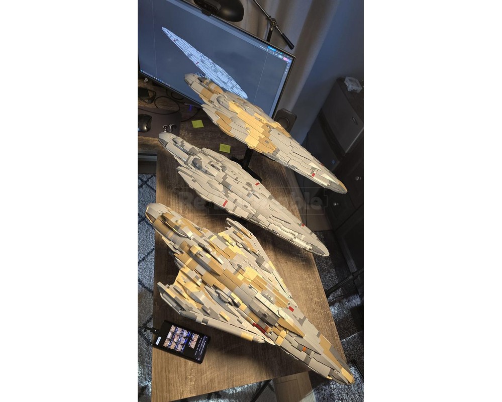 LEGO MOC Rebel Alliance Mon Calamari MC-80 "Wingless" Class Heavy ...