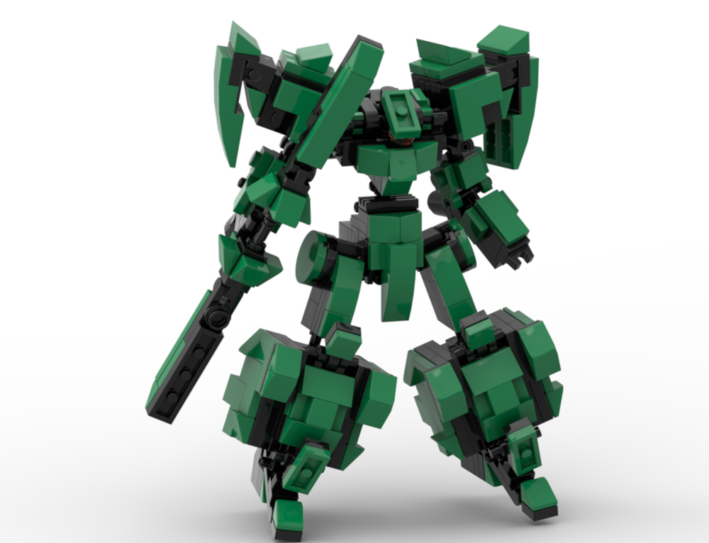 LEGO MOC Lego Mecha Robot Steel Green by Leo Bien Hoa | Rebrickable ...