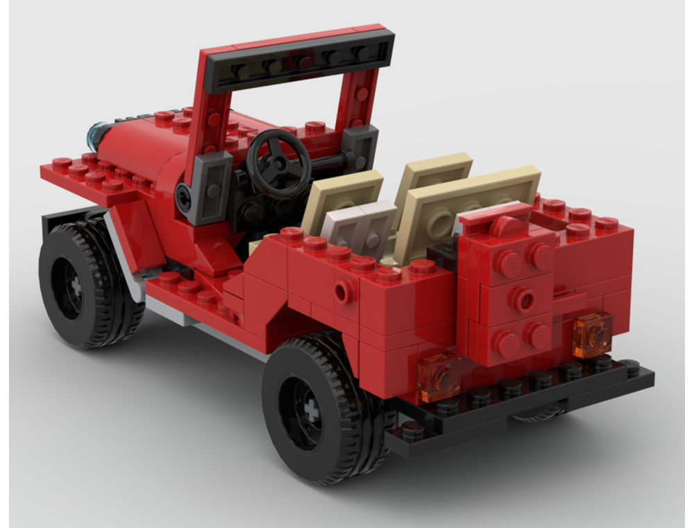 LEGO MOC Jeep Willy by Yoshiny | Rebrickable - Build with LEGO