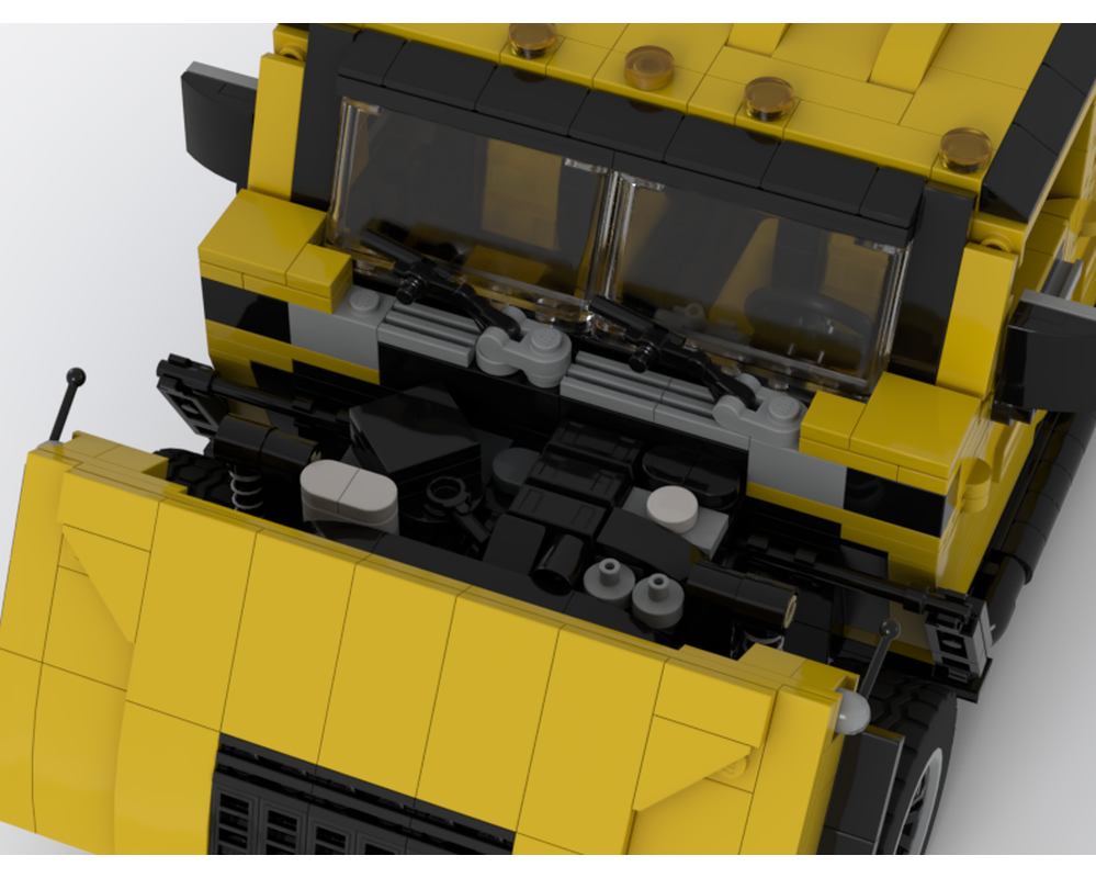 LEGO MOC 1:18 Hummer H2 by Double_U_Bricks | Rebrickable - Build with LEGO