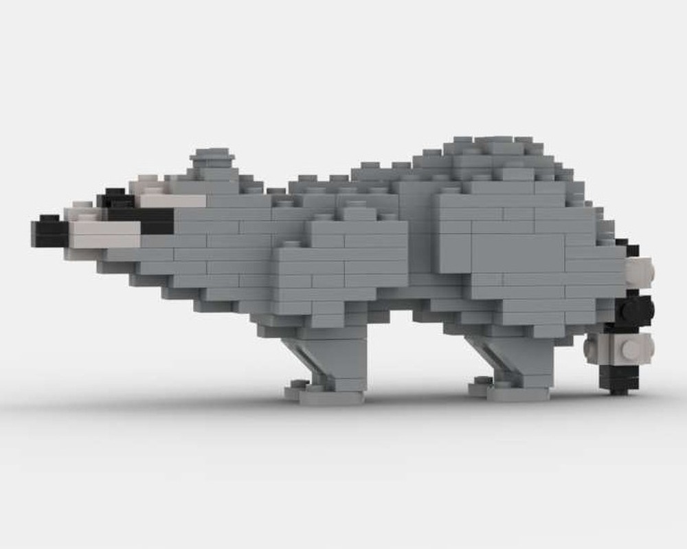 LEGO MOC Raccoon by Wildbrickcreations | Rebrickable - Build with LEGO