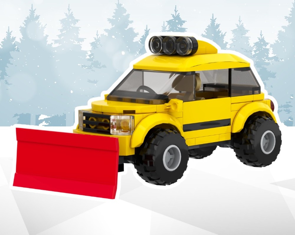 LEGO MOC Mini SUV with snow plow by felix.rebricks | Rebrickable ...