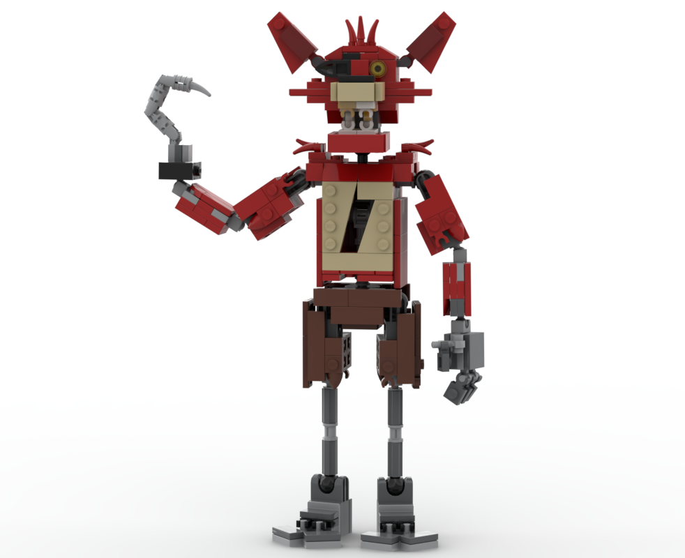 LEGO MOC FnaF 1 Foxy by BrickWisl2006 | Rebrickable - Build with LEGO