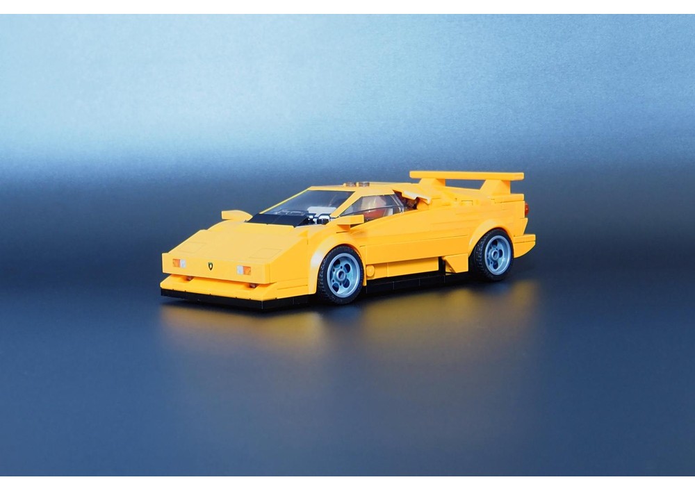 LEGO MOC Lamborghini Diablo (Bright Light Orange) - Speed Champions 8 ...