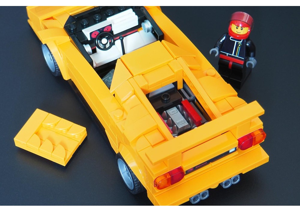 LEGO MOC Lamborghini Diablo (Bright Light Orange) - Speed Champions 8 ...