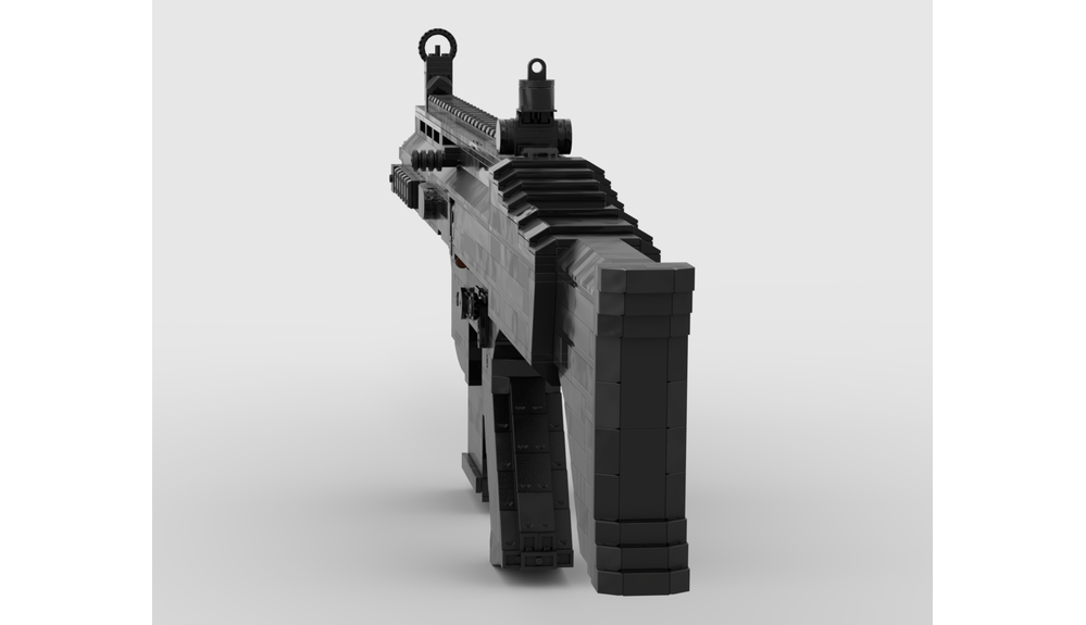 LEGO MOC SCAR inspired gun by Mabax | Rebrickable - Build with LEGO