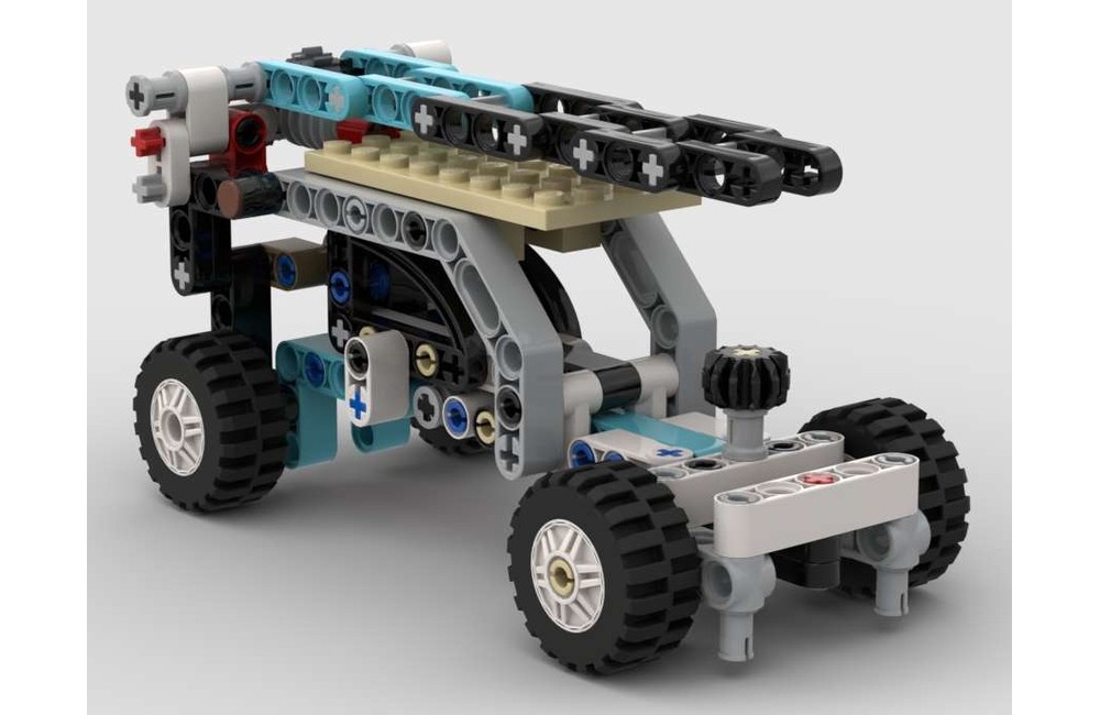 Lego Moc Fire Engine 42133 Alternative By Erikgs Rebrickable Build