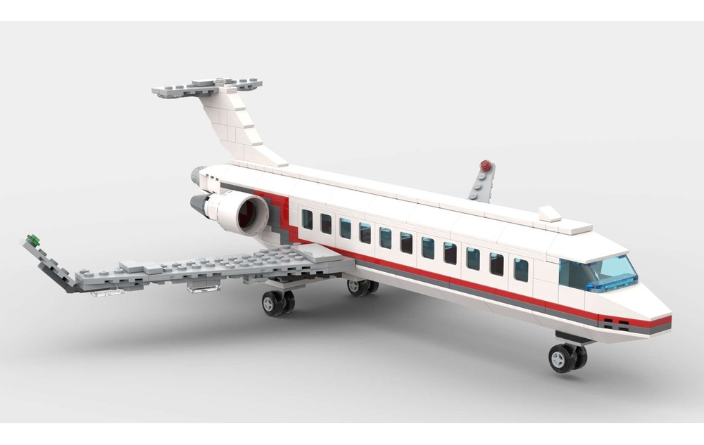 LEGO MOC Private / Regional Jet (90s style LEGO plane) by ...