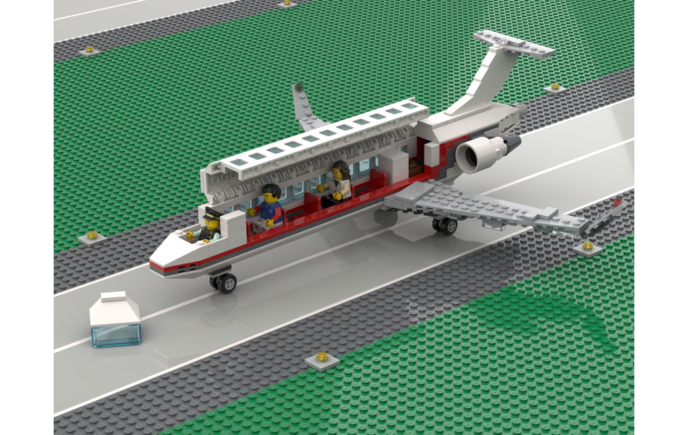 LEGO MOC Private / Regional Jet (90s style LEGO plane) by ...