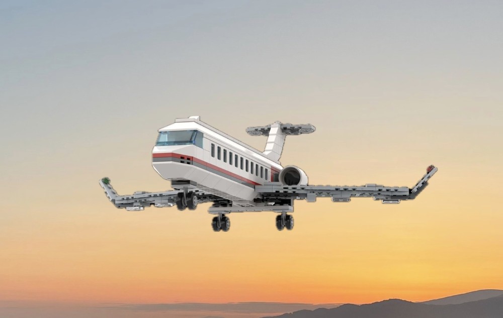 LEGO MOC Private / Regional Jet (90s style LEGO plane) by ...
