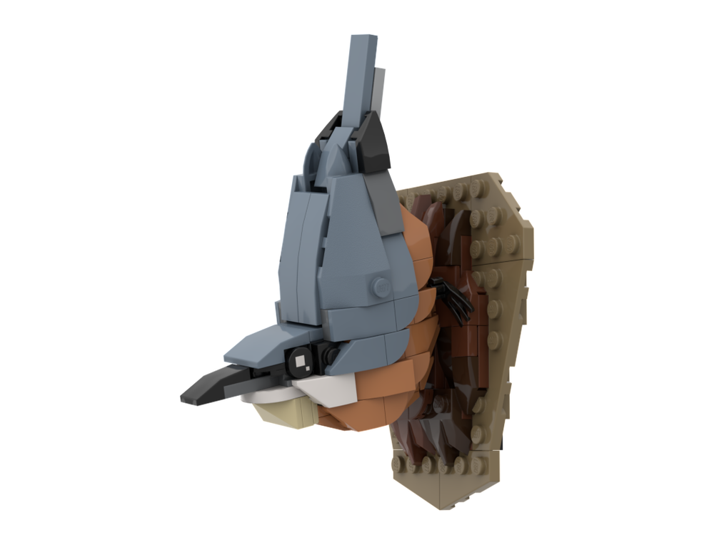 Lego Moc Nuthatch By Skabram Rebrickable Build With Lego