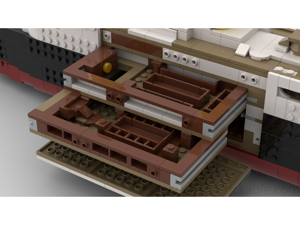 LEGO MOC RMS Titanic (1:336) by james_0609 | Rebrickable - Build with LEGO
