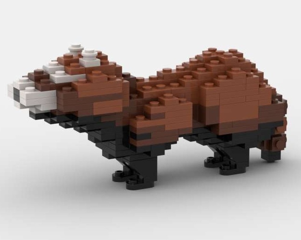 LEGO MOC Red Panda by Wildbrickcreations | Rebrickable - Build with LEGO