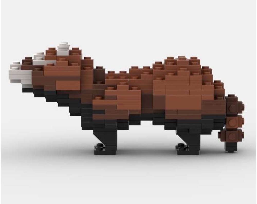 LEGO MOC Red Panda by Wildbrickcreations | Rebrickable - Build with LEGO