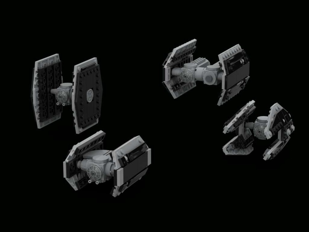 LEGO MOC Tie series (1/110 scale) by Vincent W | Rebrickable - Build ...
