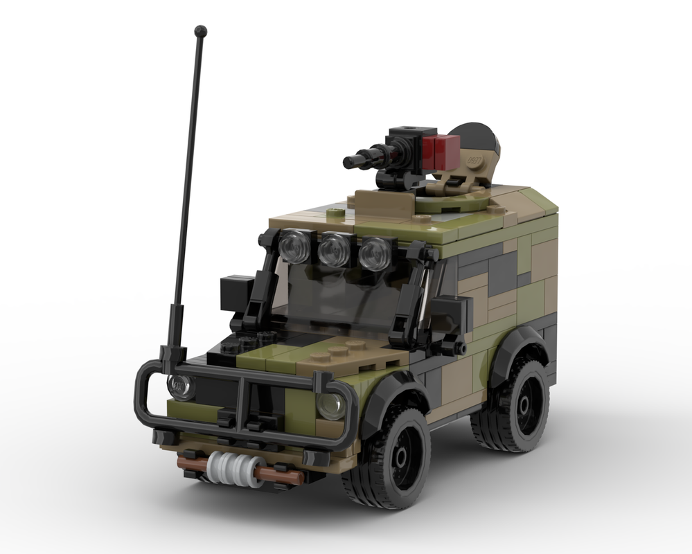 LEGO MOC Defence Force Military Rover by DarkMatterDesign | Rebrickable ...