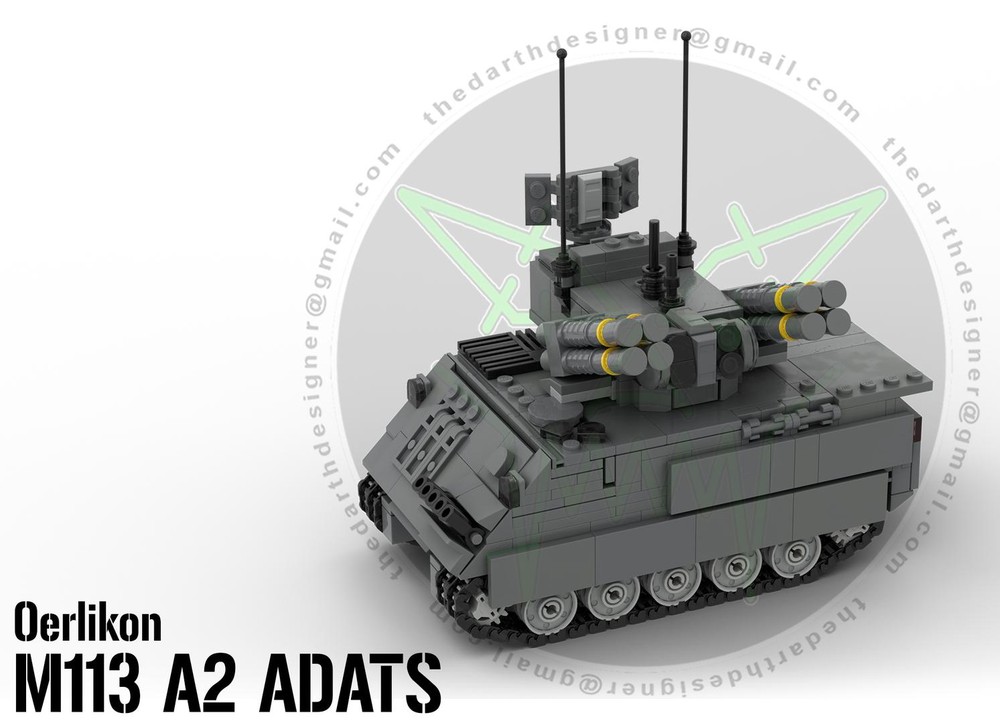 LEGO MOC M113 A2 ADATS - 1:35 Scale by DarthDesigner | Rebrickable - Build with LEGO