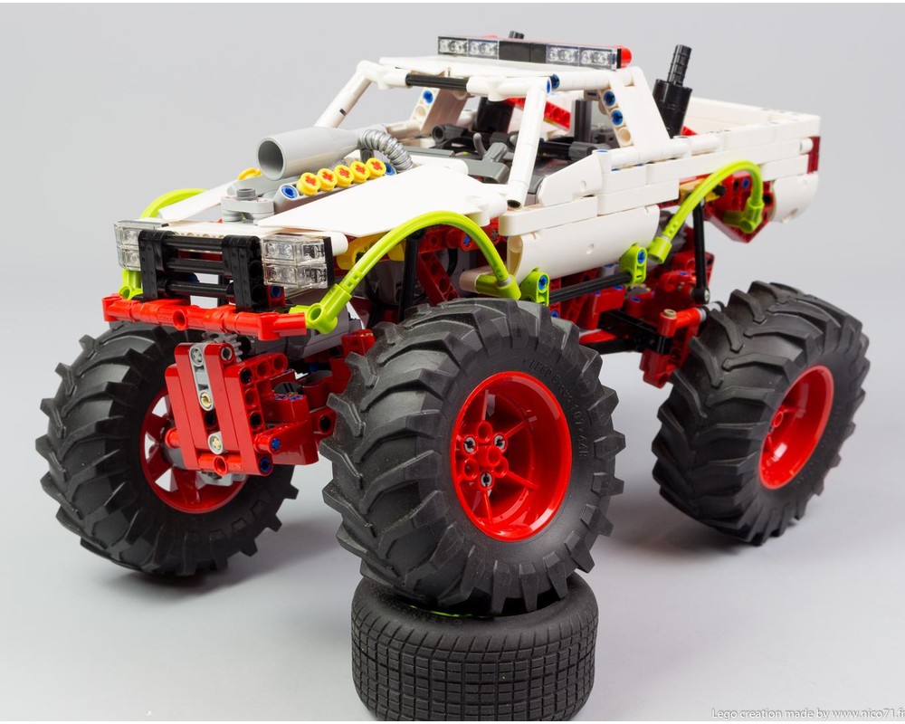 LEGO MOC Monster Truck by Nico71 | Rebrickable - Build with LEGO
