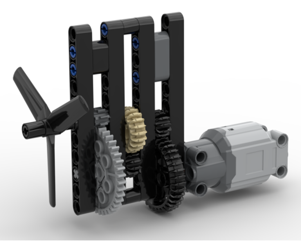 LEGO MOC-205106 Working Fan (up to 6800 rpm) by JojoTheBuilder ...
