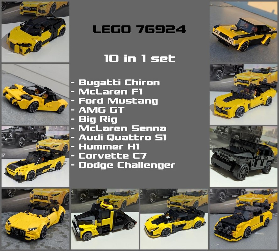 LEGO MOC 76924 10 in 1 complete set by Kirvet | Rebrickable - Build ...
