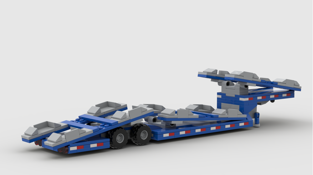 LEGO MOC Car transport trailer by phigeon | Rebrickable - Build with LEGO