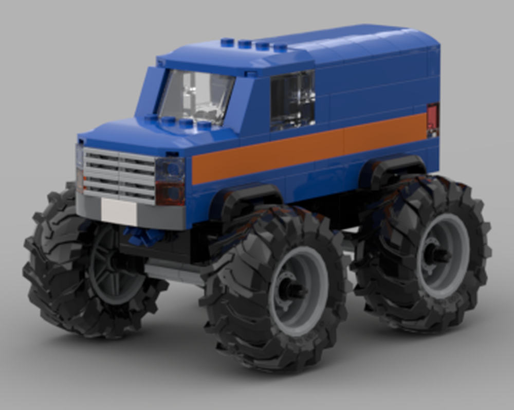 LEGO MOC Monster Truck by leeggoo_Creator | Rebrickable - Build with LEGO
