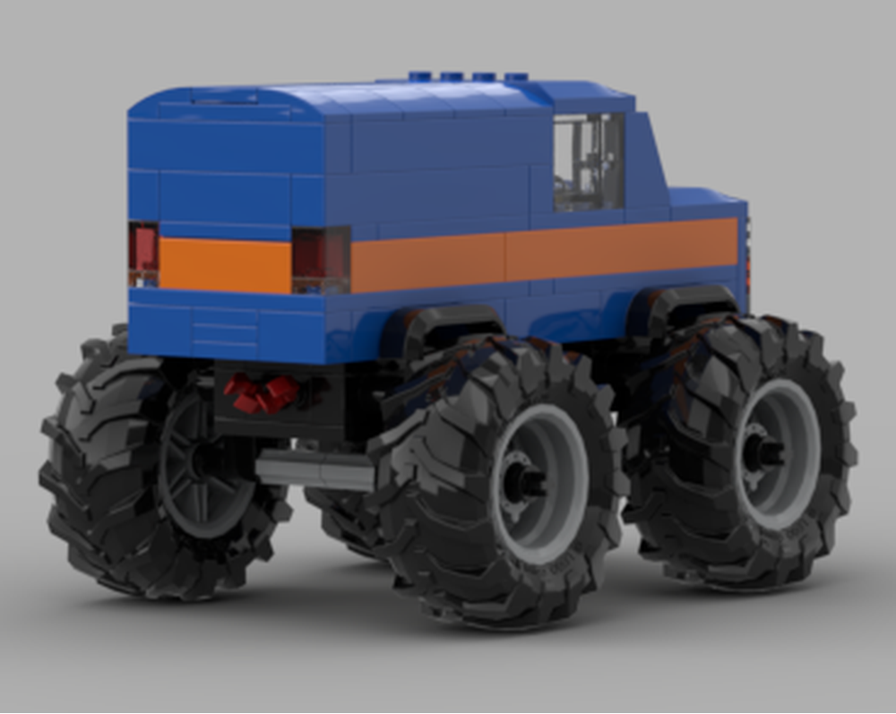 LEGO MOC-205115 Monster Truck by leeggoo_Creator | Rebrickable - Build ...
