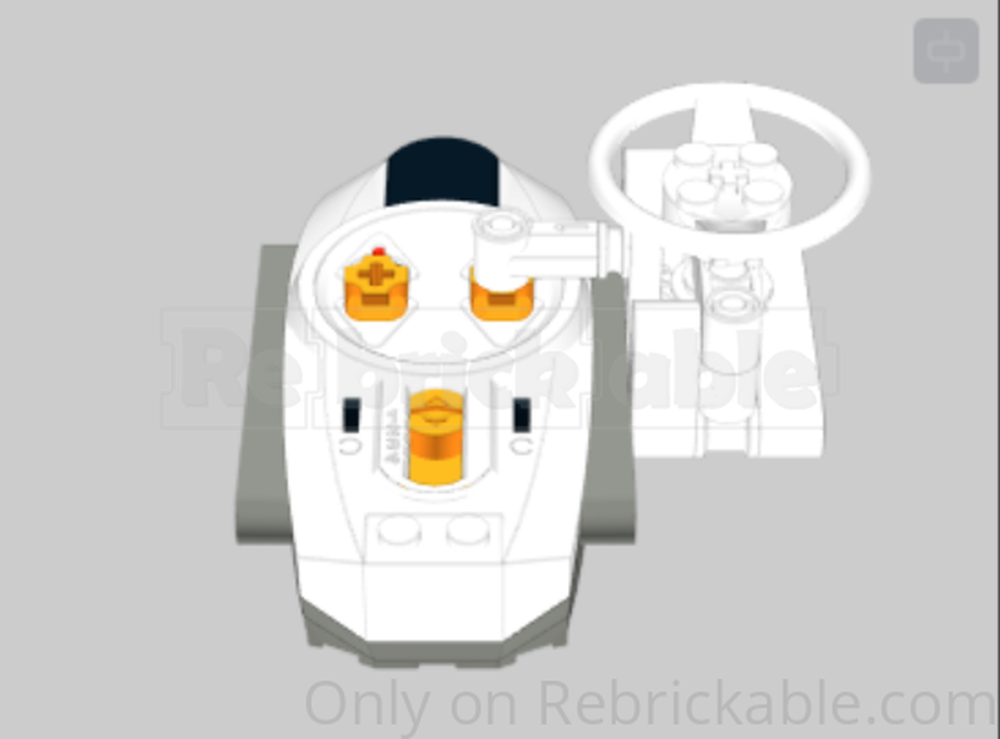 LEGO MOC Power functions controller steering mod by Xstar | Rebrickable ...