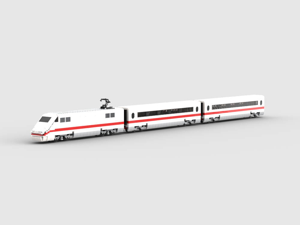 LEGO MOC ICE 1 - German High Speed Train 8W by Fubbik | Rebrickable ...