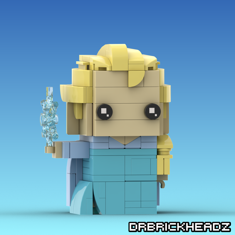 LEGO MOC Elsa (Frozen) Brickheadz by DrBrickheadz | Rebrickable - Build ...