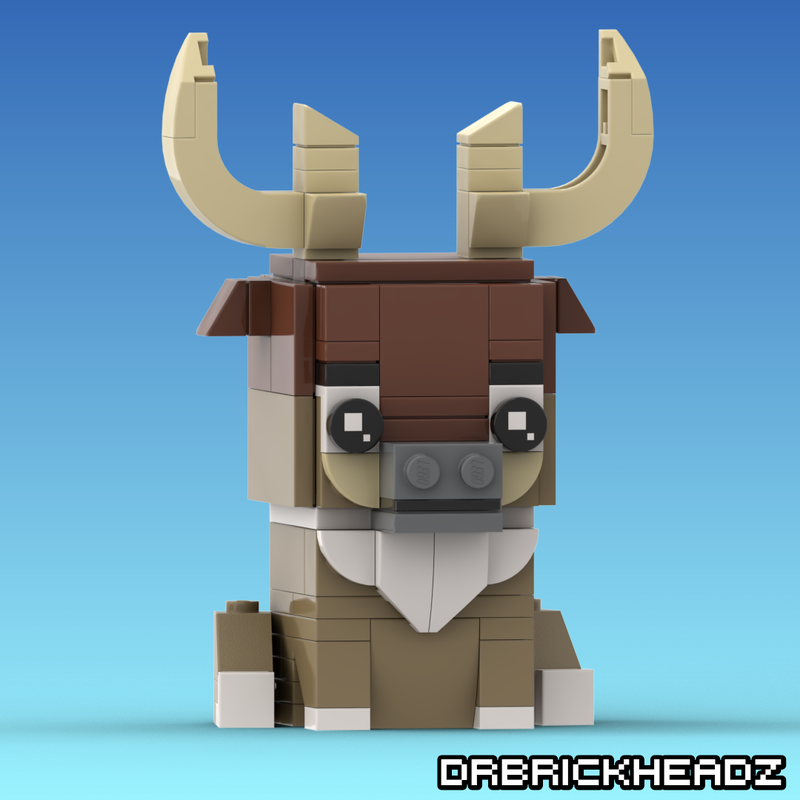 LEGO MOC Sven (Frozen) Brickheadz by DrBrickheadz | Rebrickable - Build ...