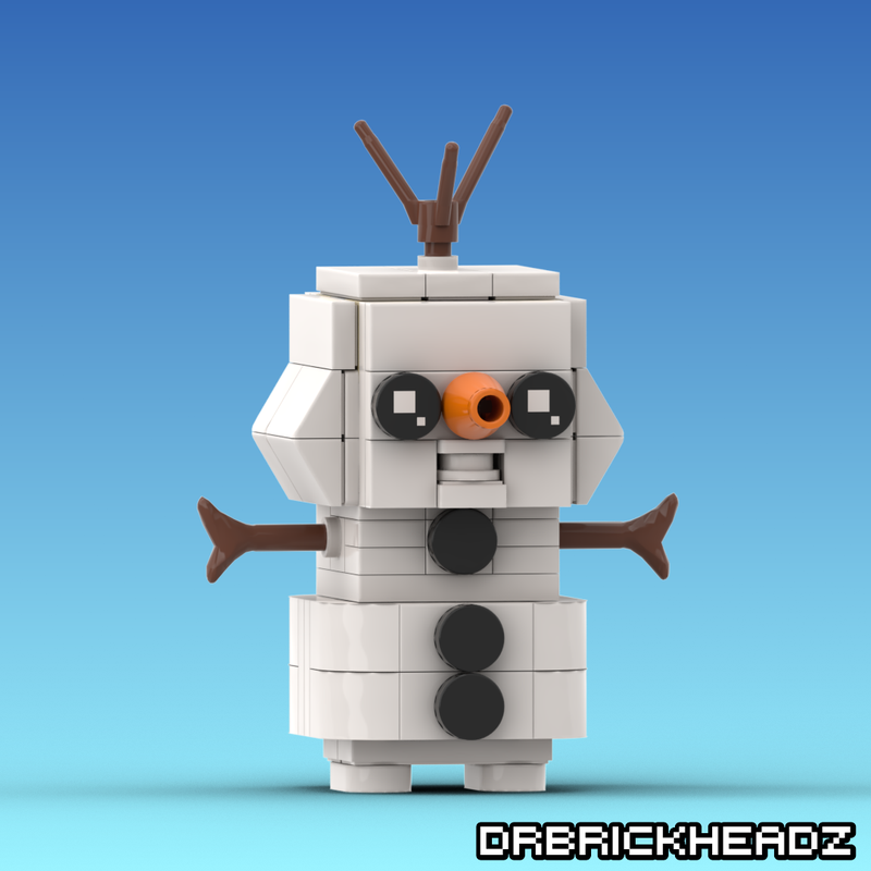 LEGO MOC Olaf (Frozen) Brickheadz by DrBrickheadz | Rebrickable - Build ...