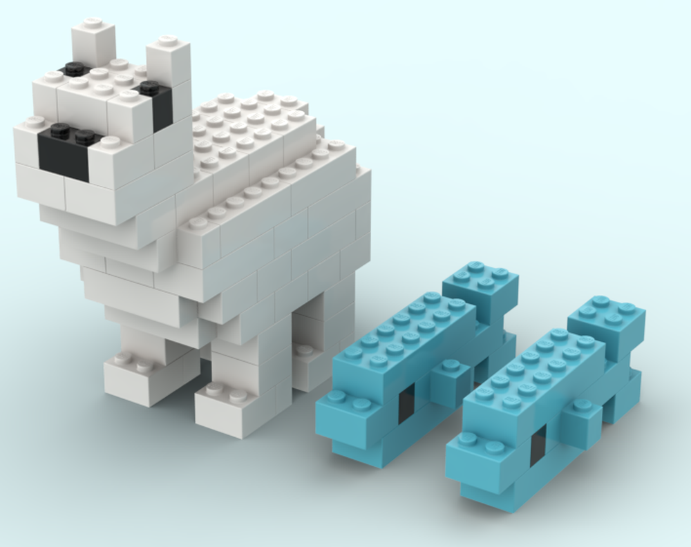 LEGO MOC 11030 Polar Bear by Pikminfan67 | Rebrickable - Build with LEGO