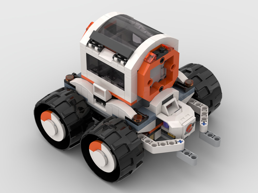 LEGO MOC City Space Command-Rover-Module-Trailer by LeFisch ...