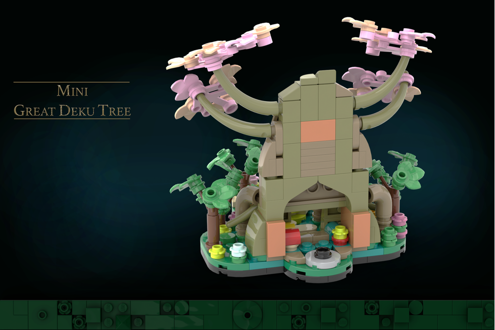 LEGO MOC Mini Great Deku Tree by christromans | Rebrickable - Build ...