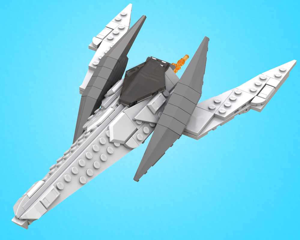 LEGO MOC Arwing (Star Fox) by brickfolk | Rebrickable - Build with LEGO