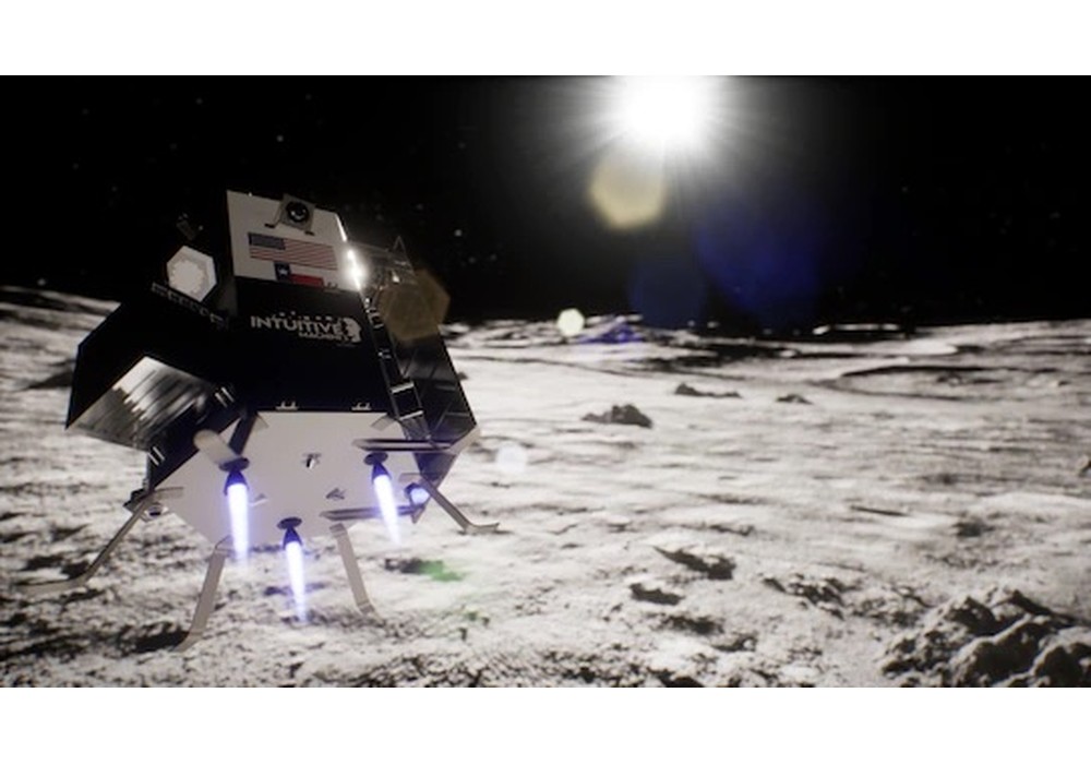 LEGO MOC Athena Nova-C Lunar Lander (IM-2) With µNova Hopper and YAOKI ...