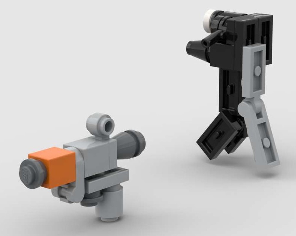 LEGO MOC Turret and Gravity Gun by AlexGam | Rebrickable - Build with LEGO