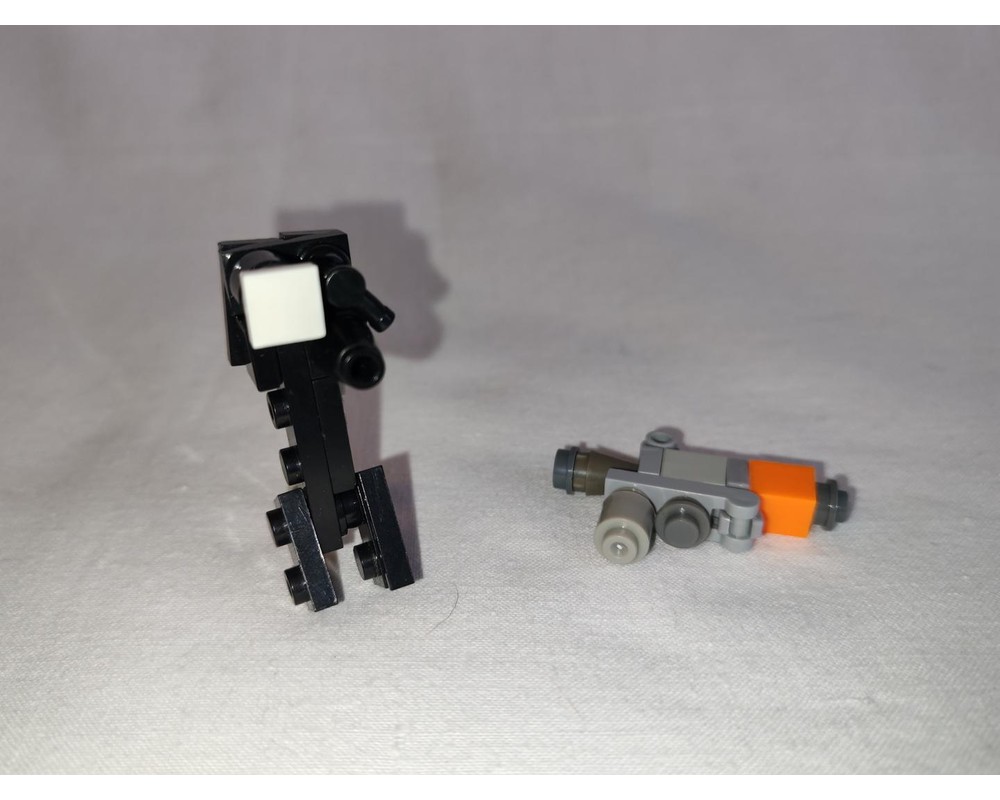 LEGO MOC Turret and Gravity Gun by AlexGam | Rebrickable - Build with LEGO