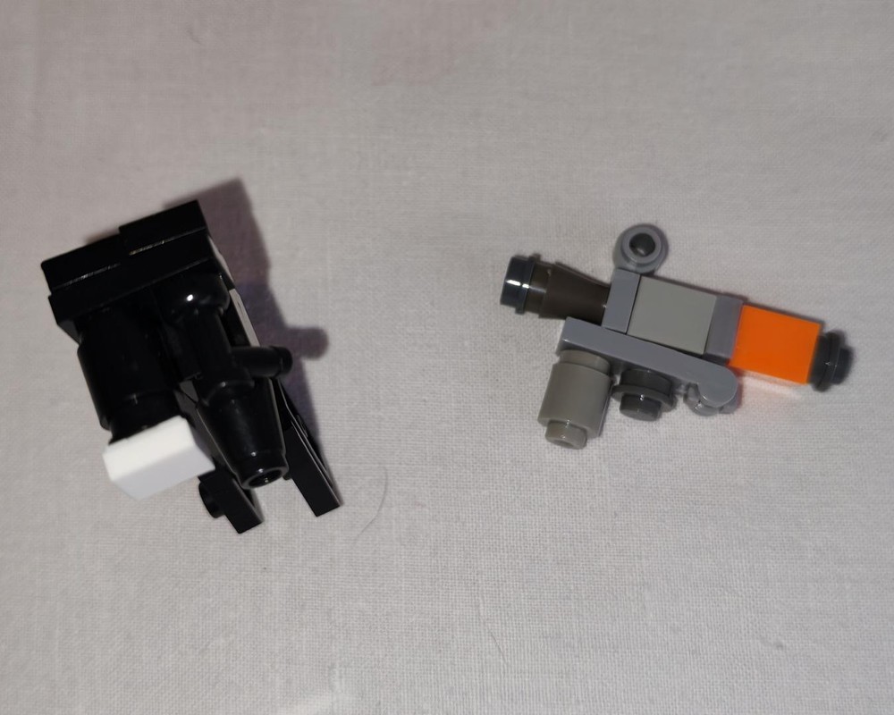 LEGO MOC Turret and Gravity Gun by AlexGam | Rebrickable - Build with LEGO