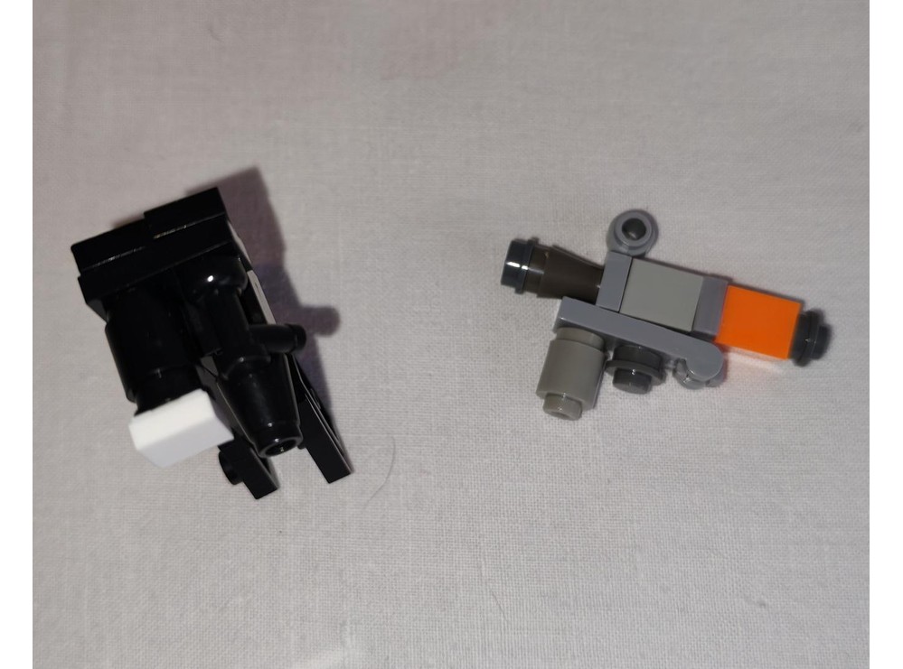 LEGO MOC Turret and Gravity Gun by AlexGam | Rebrickable - Build with LEGO