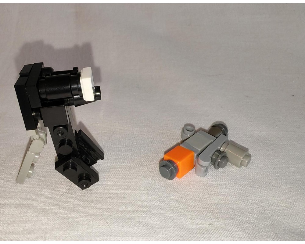 LEGO MOC Turret and Gravity Gun by AlexGam | Rebrickable - Build with LEGO