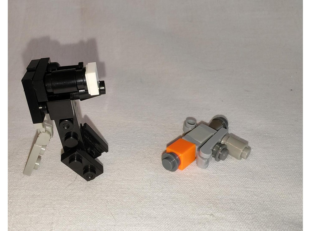 LEGO MOC Turret and Gravity Gun by AlexGam | Rebrickable - Build with LEGO