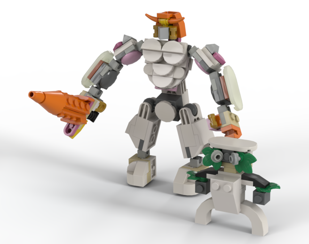 LEGO MOC Samurai Mech and Trainee. White Rabbit Alt. by trky.JRKy ...
