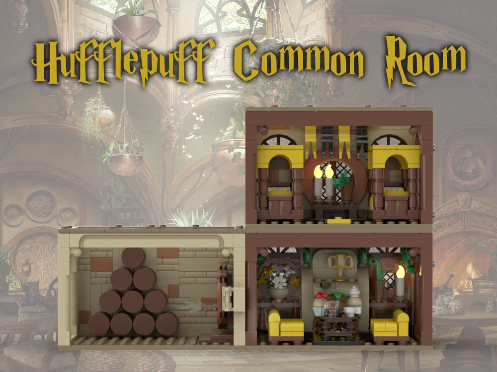 LEGO MOC Hufflep*ff Common Room Set (Modular) by Mystical95 ...