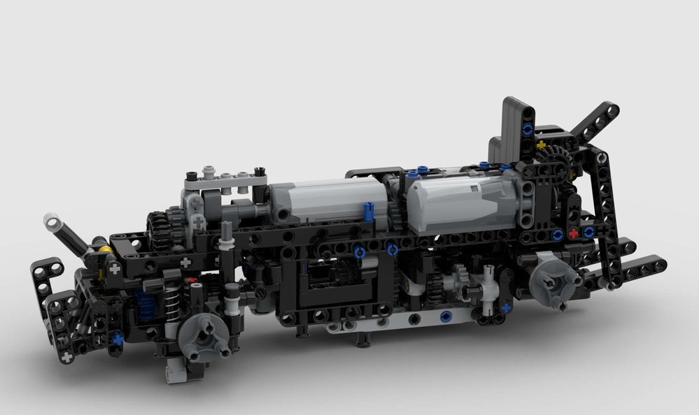 LEGO MOC Universal Tractor Chassis (PF Version V3) by falconluan ...