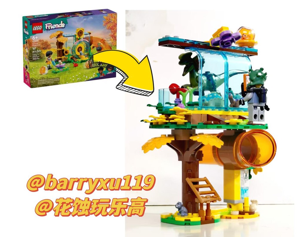 LEGO MOC Making Lego42601“Hamster Playground” into a tree house by ...