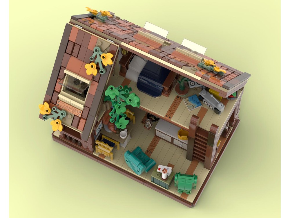 Lego Moc A Log Cabin By Enzoyoung Rebrickable Build With Lego