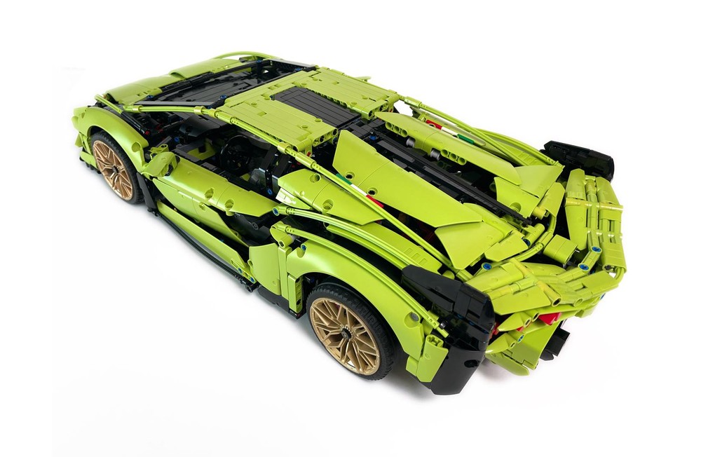 LEGO MOC 42115 Lamborghini Sián FKP 37 RC MOD for Power Function Motors ...